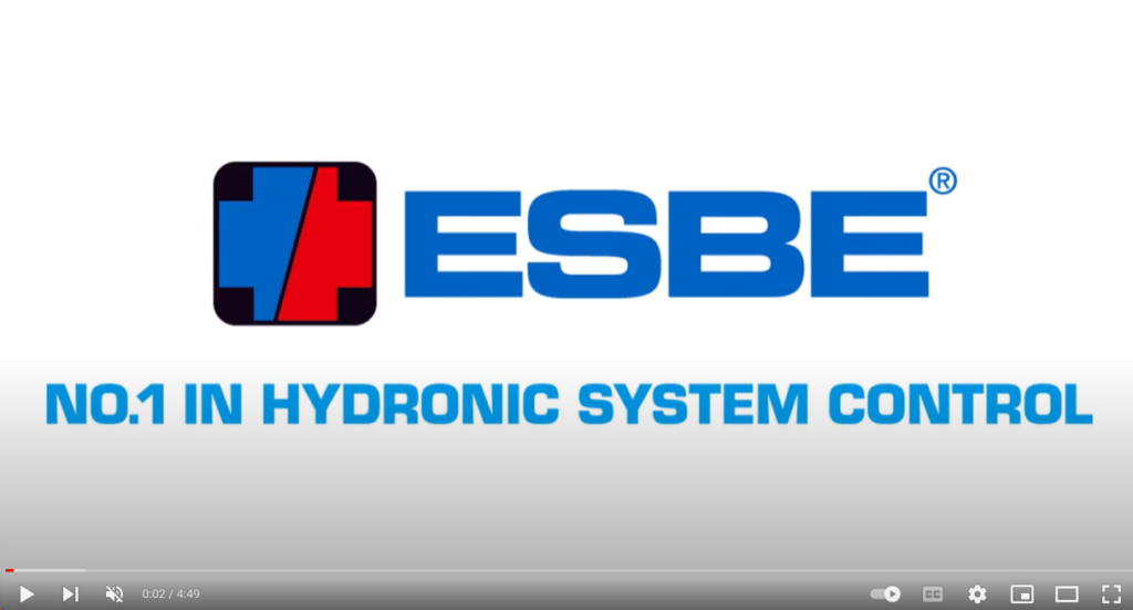ESBE Rotary Valves | 3 and 4-Way Mixing/Diverting Valves