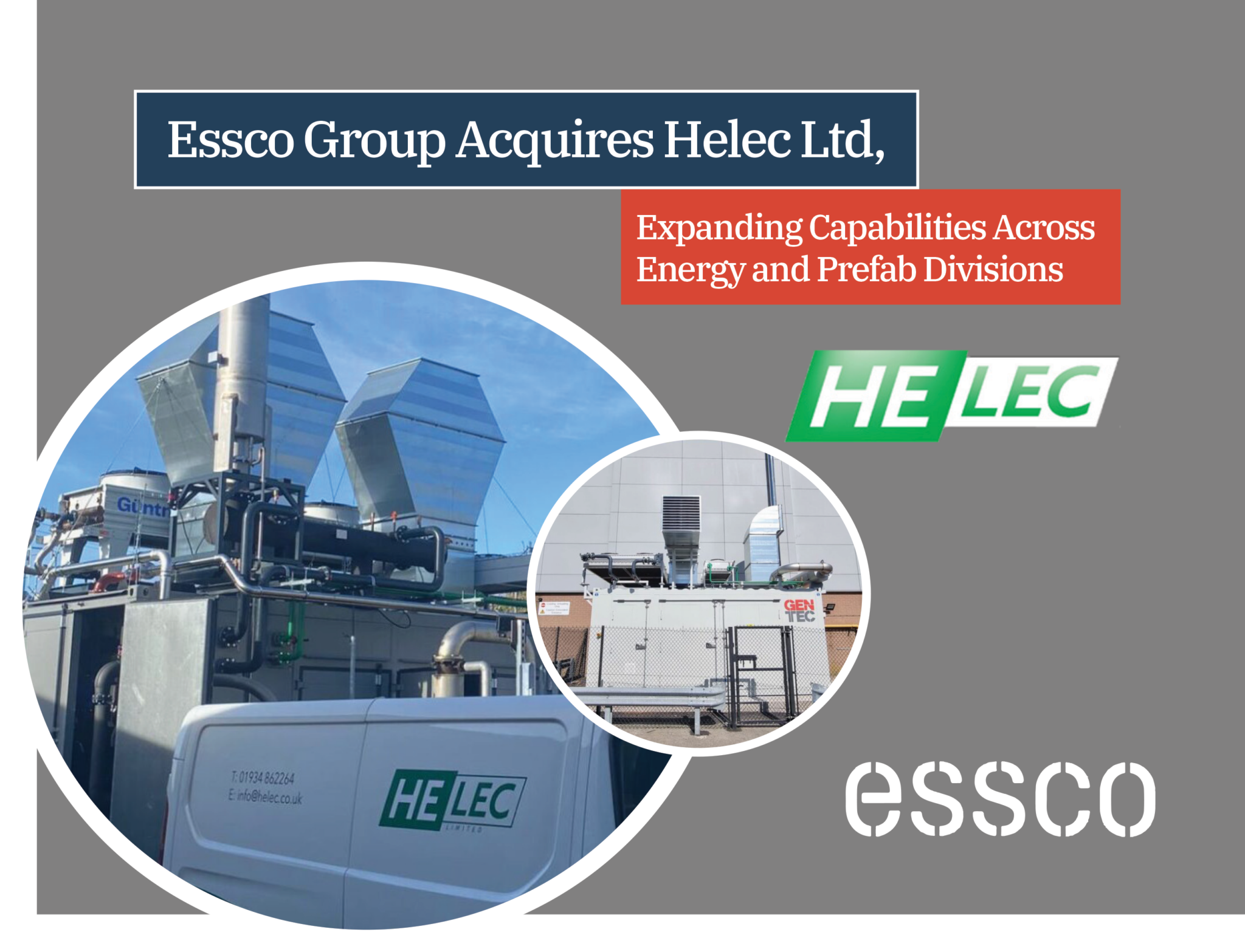 Essco Group Acquires Helec | CHP | Plant Room | Heat Network